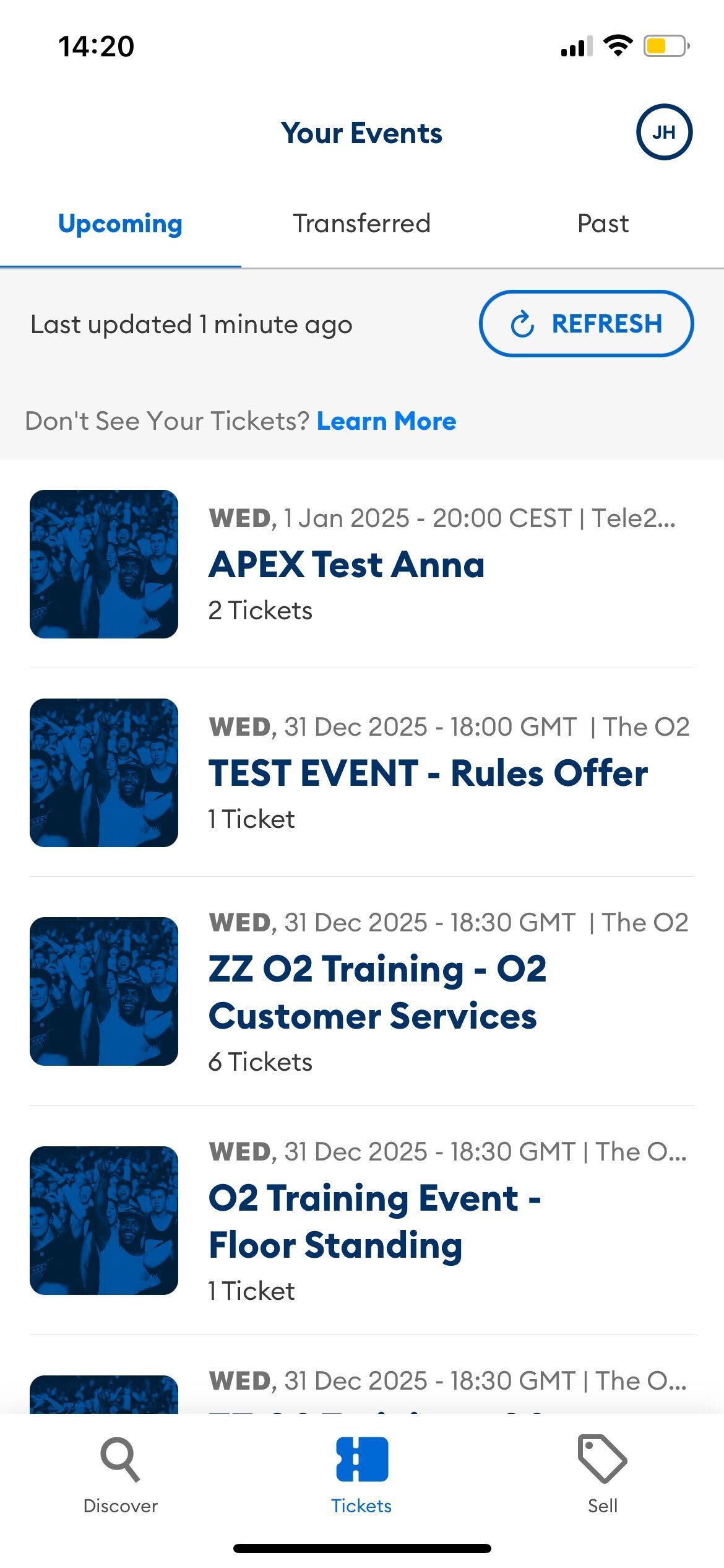 Transferring your AXS Mobile ID tickets – AXS UK Support